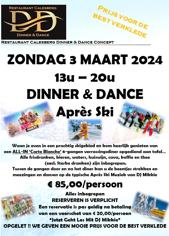 Nieuwsbrief Calesberg - JG15, N2 - Lente in zicht, Pasen, Dinner & Dance