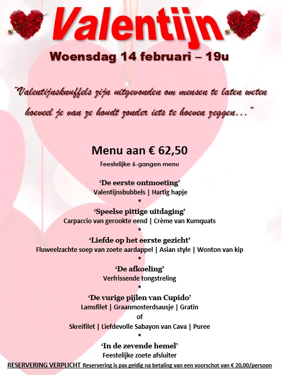 Nieuwsbrief Calesberg - JG15, N1 - Welkom 2024 - Dinner&Dance - Valentijn
