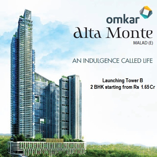 Launching New "Tower B" at Omkar Alta Monte, Malad (E) - Call now: +919891083001